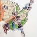 United States Map Wooden, Photo Wall Decor, Personalized Gift for ...