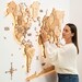 Travel Map Push Pins, Modern Home Decor, LED World Map by Enjoy the ...
