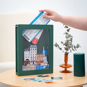 Travel Memory Box, Couple Keepsake Box, Wedding Anniversary Gift ...