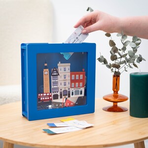 Travel Memory Box, Couple Keepsake Box, Wedding Anniversary Gift ...