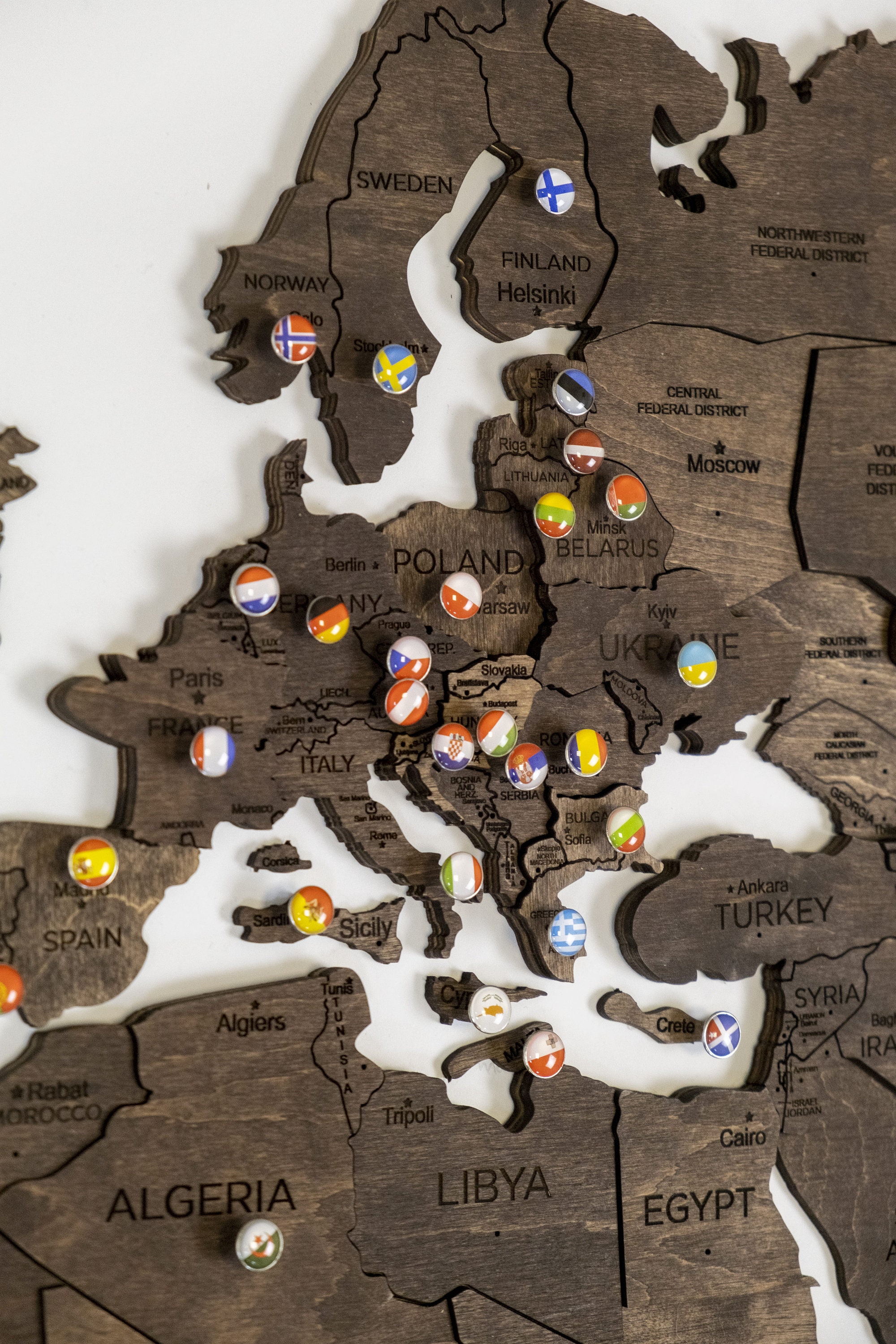 Cool World Map Graphic