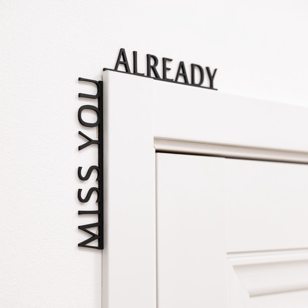 Custom Corner Quote, Door Frame Corner Sign, New Apartment Gift, Unique ...