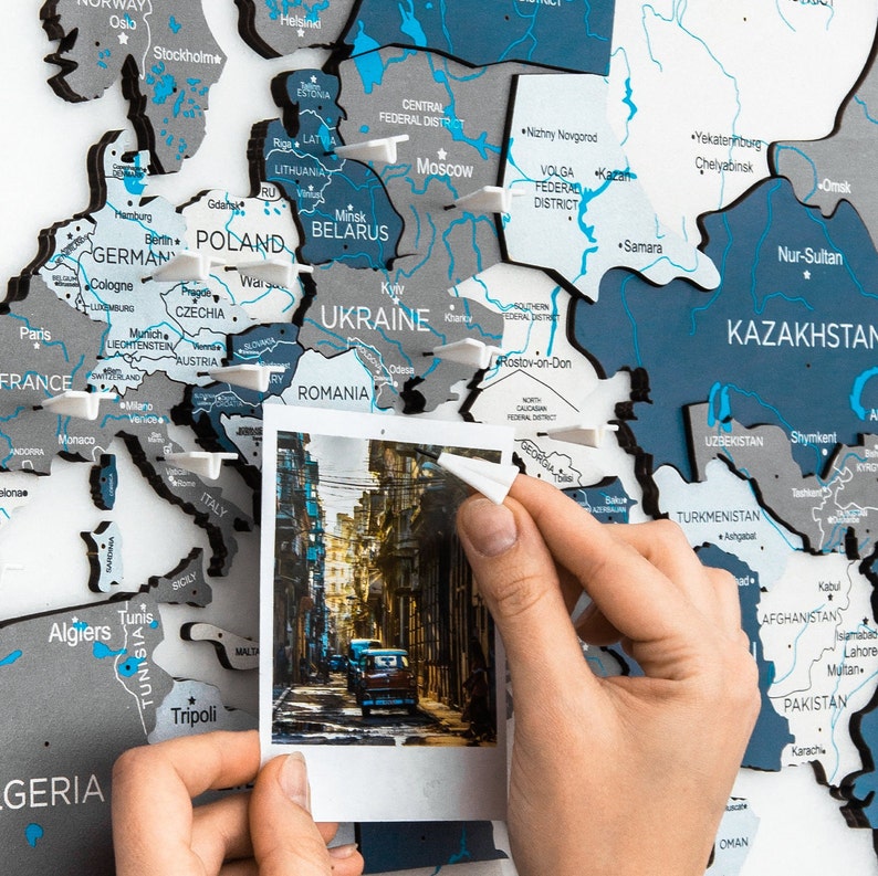 Wooden World Map Framed Wall Art Living Room Wall Decor - Etsy