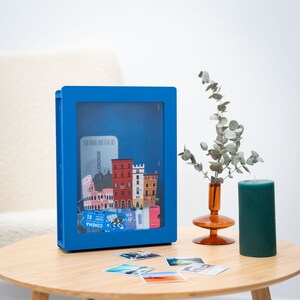 Travel Memory Box, Couple Keepsake Box, Wedding Anniversary Gift ...