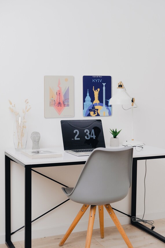 Prints Set of 2 Home Office Wall Decor Wall Art Posters - Etsy