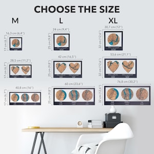 Custom Location Map Heart Design, Your City Map, Home Decor, Hometown ...