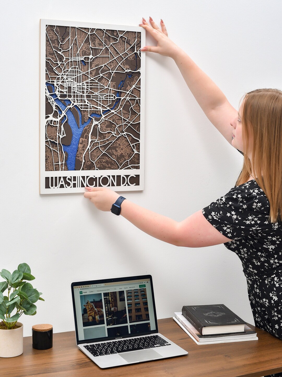 Personalized Map Custom City Map 3D Street Map Art, Hometown Map, New ...