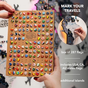 3D World Map With LED Backlight, Travel Map Push Pin, Home Decor ...