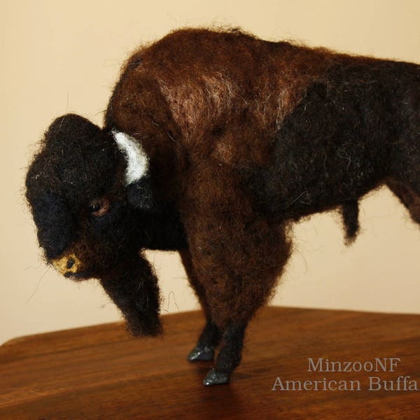 Felted Buffalo - Etsy