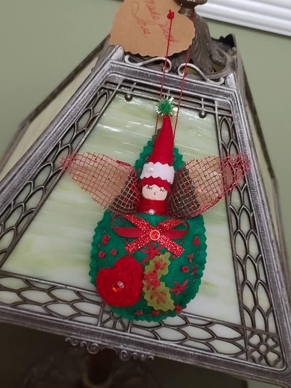 Handmade Felt Pod People Pixie Ornament Pick different styles Ornaments ...