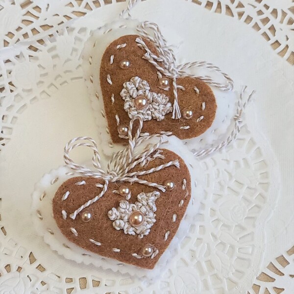 Gingerbread Heart - Etsy