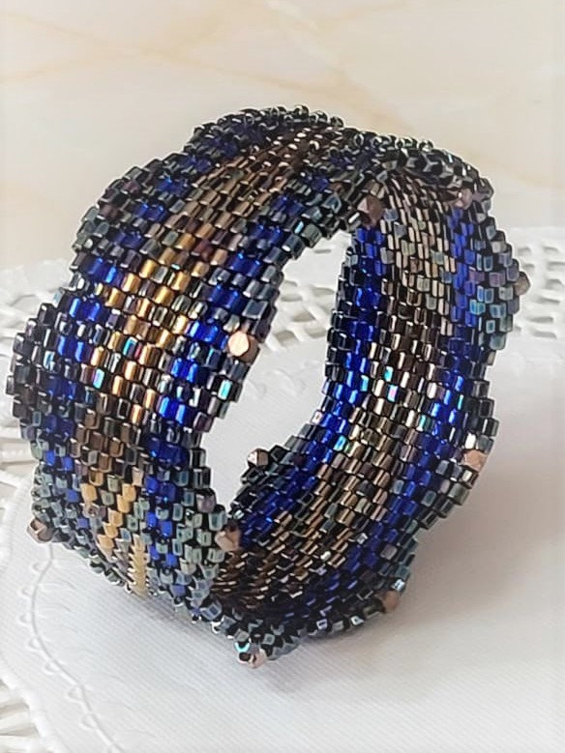 Handcrafted Bracelet Zig Zag Bracelet Bangle Bracelet Glass - Etsy