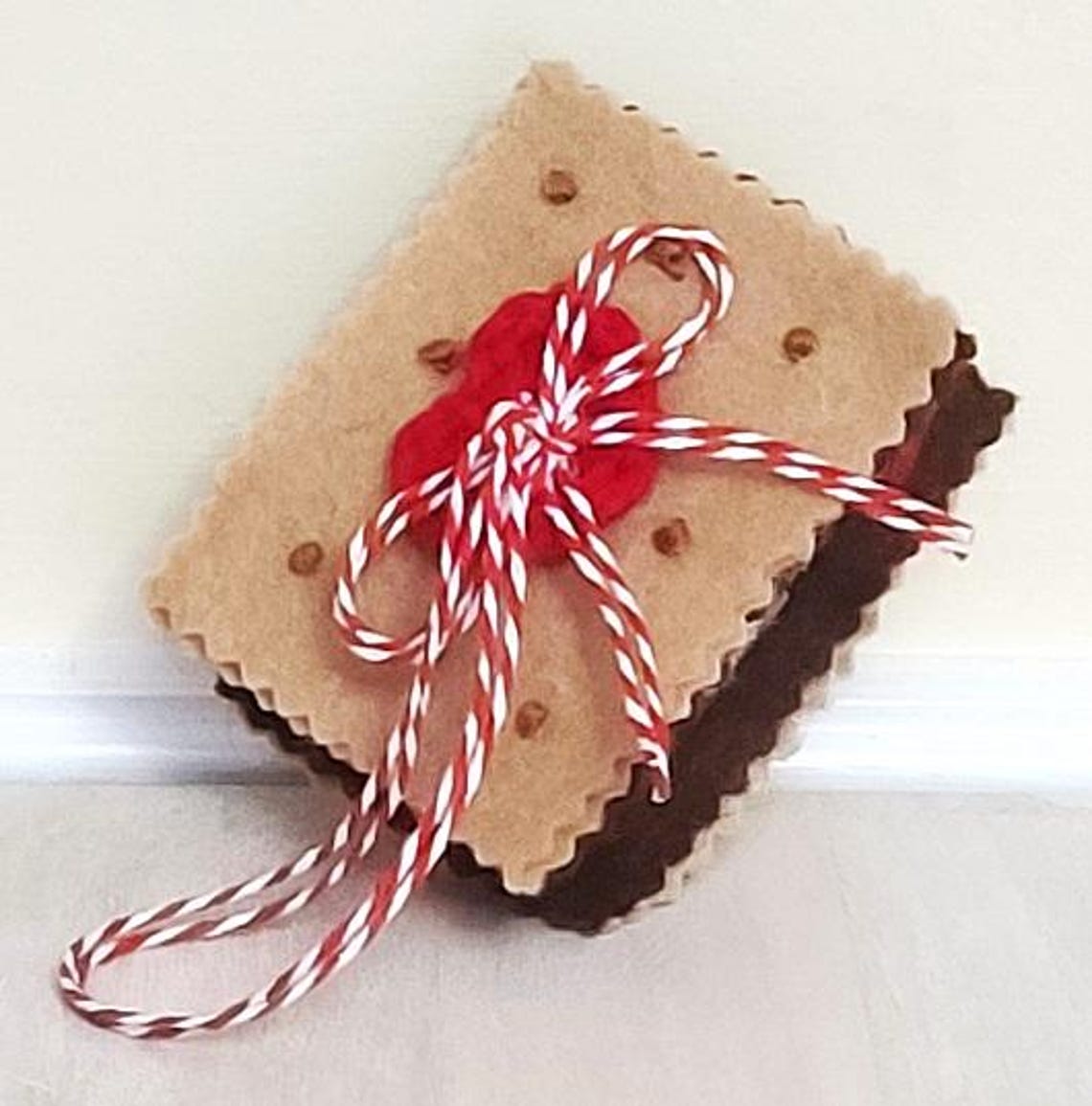 Handmade Felt Ornament, Felt Smore, Smore Ornament, Smores, Marshmallow ...