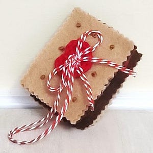 Handmade Felt Ornament, Felt Smore, Smore Ornament, Smores, Marshmallow ...