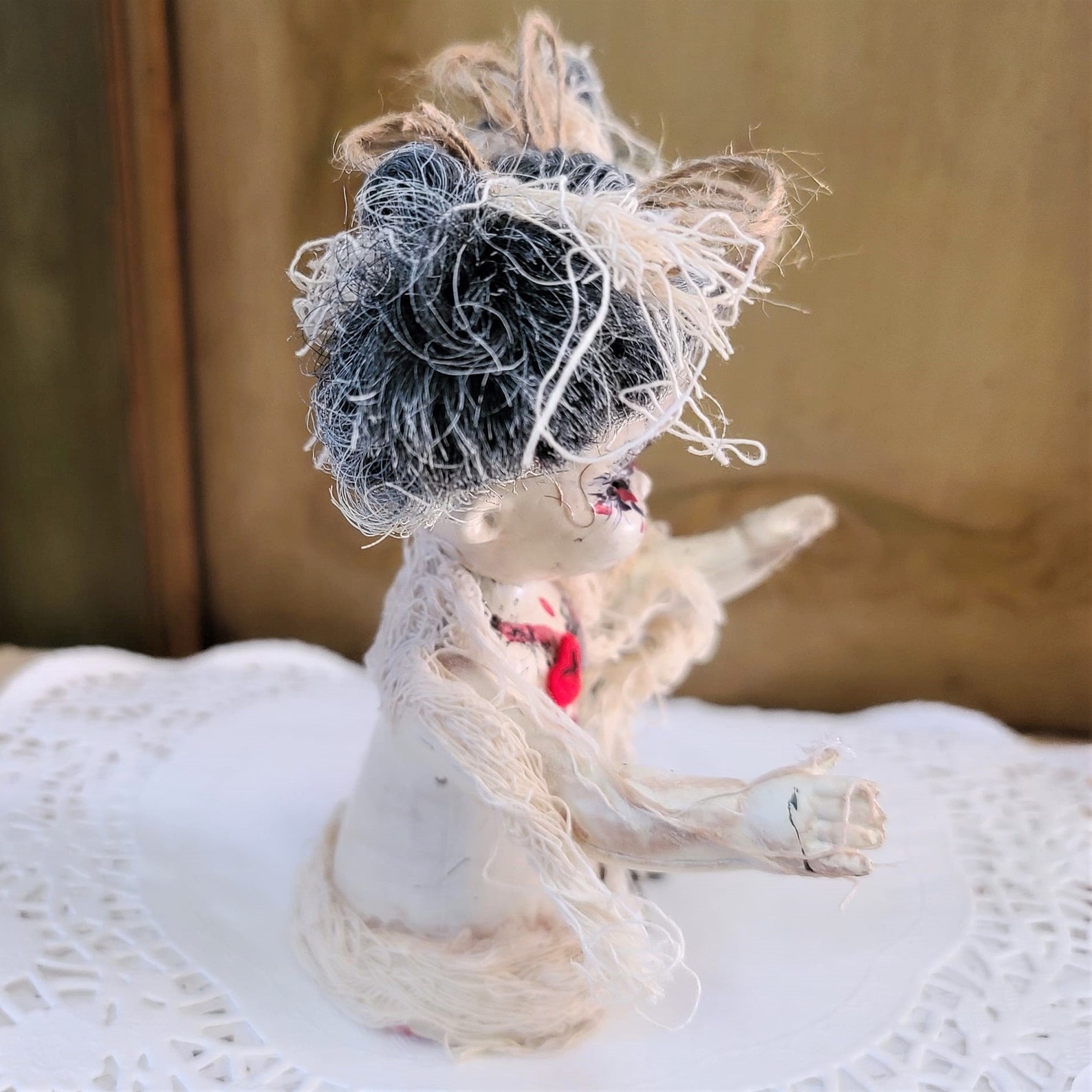 DIY Handmade Gothic Horror Doll, Doll Collection horror With Heart Doll ...