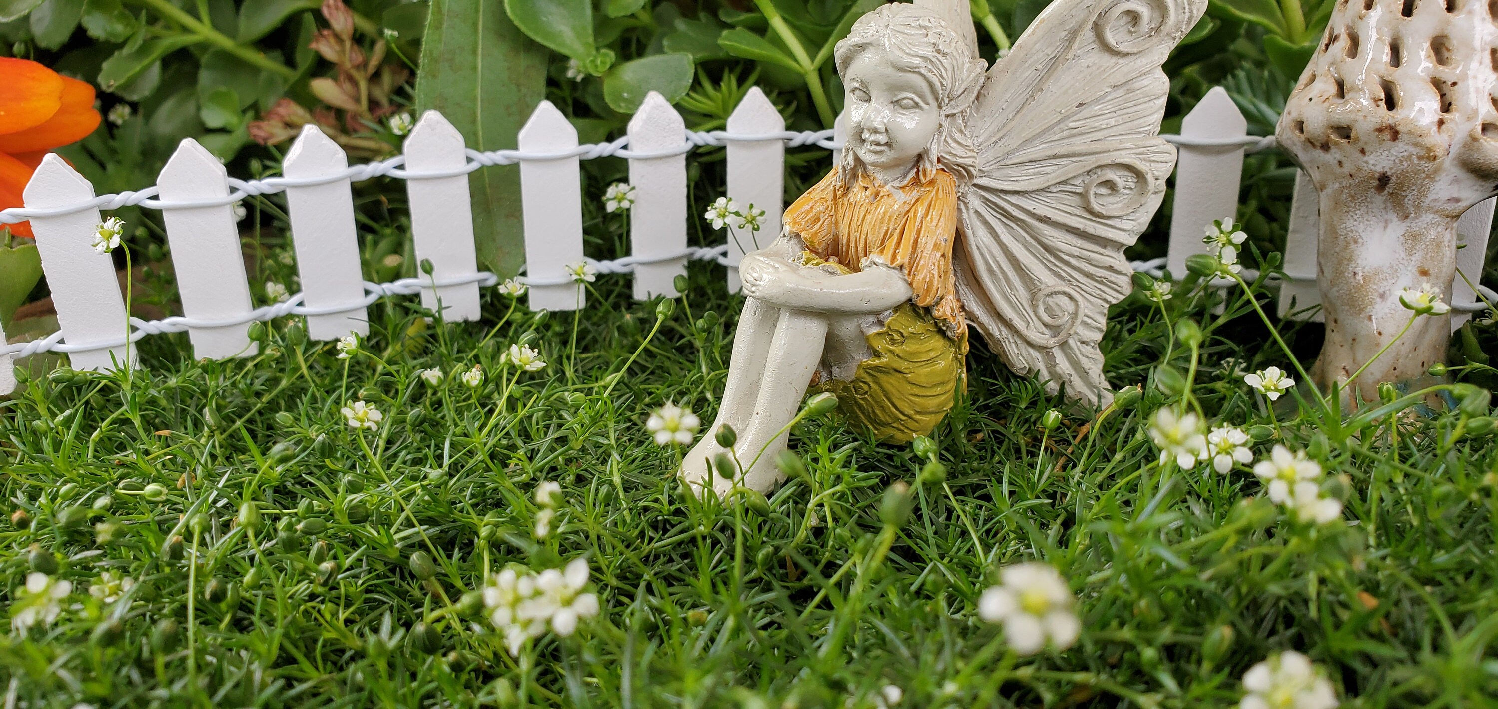 Fairy Garden Fence Mini White Picket Fence Miniatures Fairy | Etsy