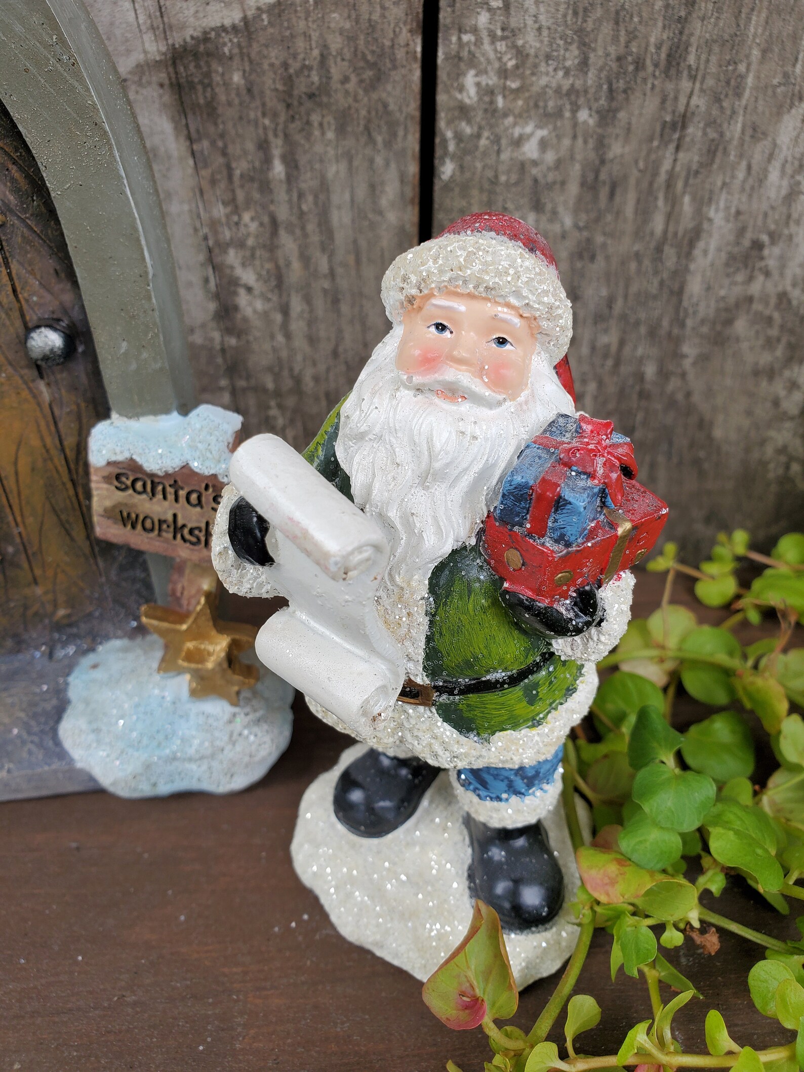 Mini Santa With Gifts Miniature Santa Mini Santa Claus Mini - Etsy