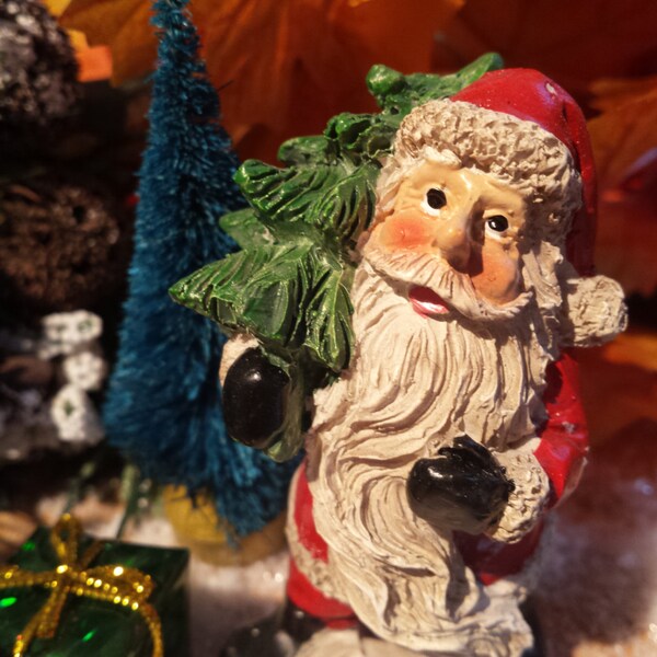 Miniature Santa - Etsy