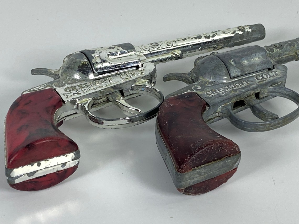 1960's Pair of Crescent Colt Toy Cap Guns - Etsy Australia