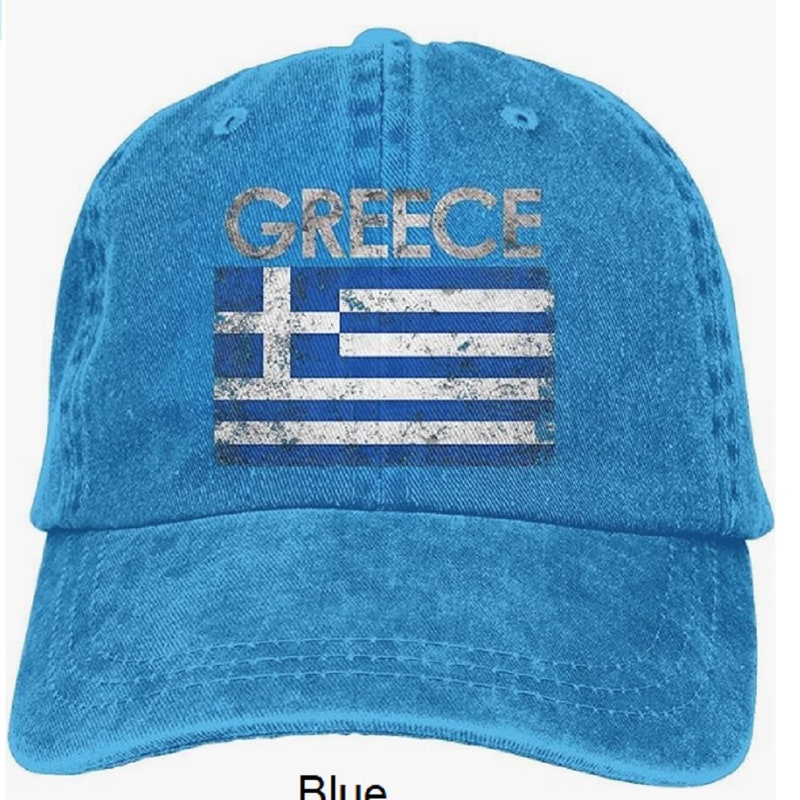 Greek Flag Cap - Etsy