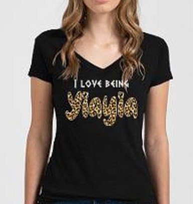 I LOVE BEING Yiayia Ladie's Greek T Shirt - Etsy