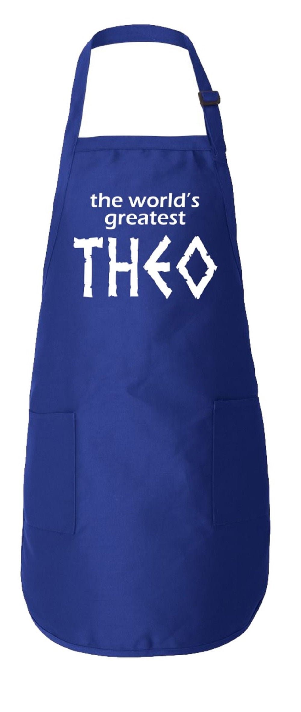 The World's Greatest THEO Greek Uncle Apron - Etsy