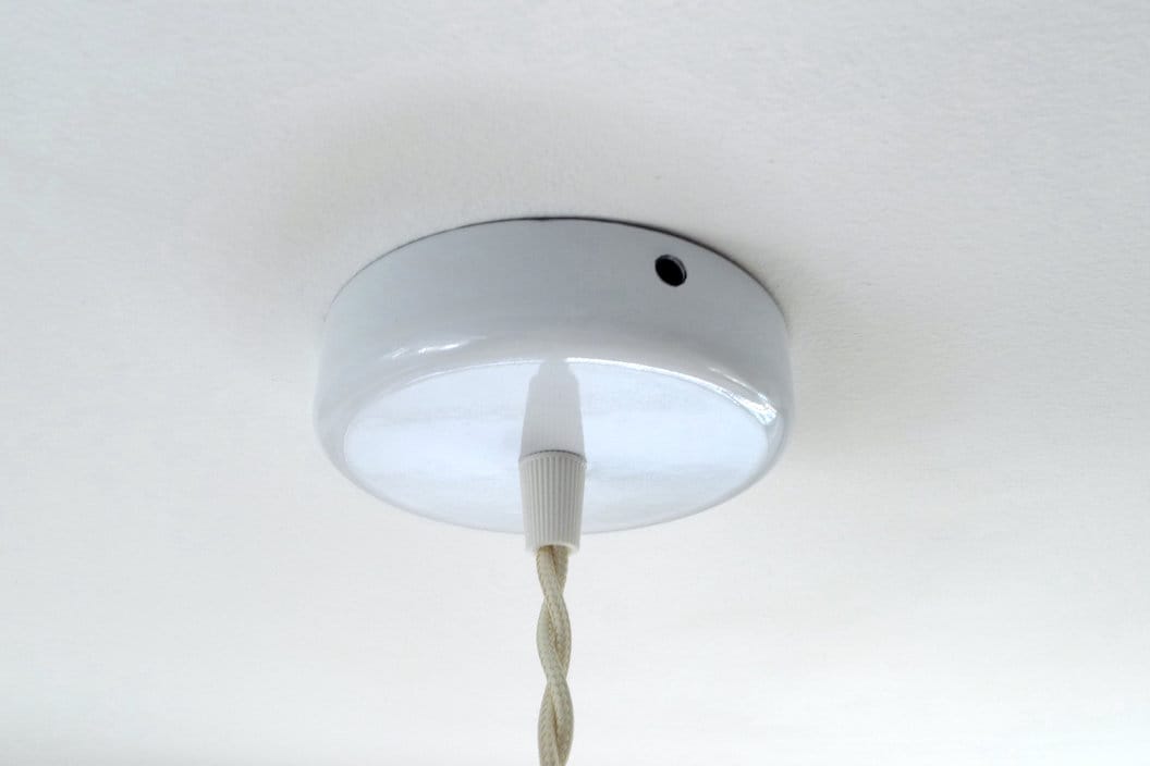 Enamel Disk Ceiling Rose, Flat Ceiling Canopy in Many Colors - Etsy