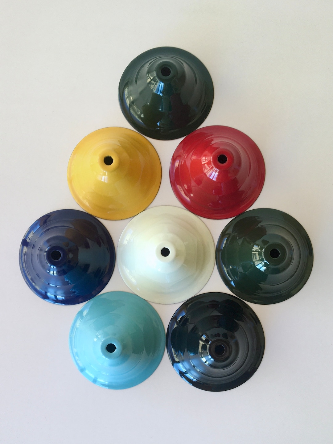 Enamel Ceiling Canopy, Lamp Ceiling Rose, Made to Order in 27 Colors - Etsy