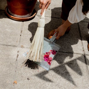 Palm Leaves Handbroom, Handmade With Natural Fibres - Etsy