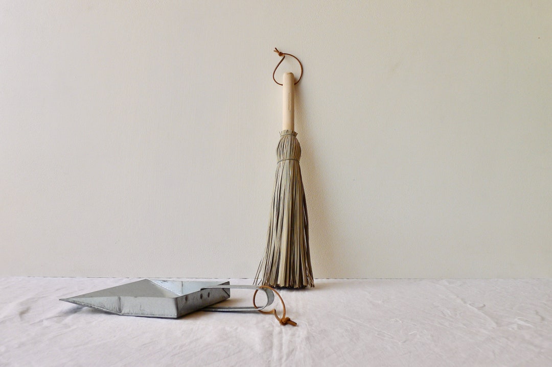 Palm Leaves Handbroom, Handmade With Natural Fibres - Etsy