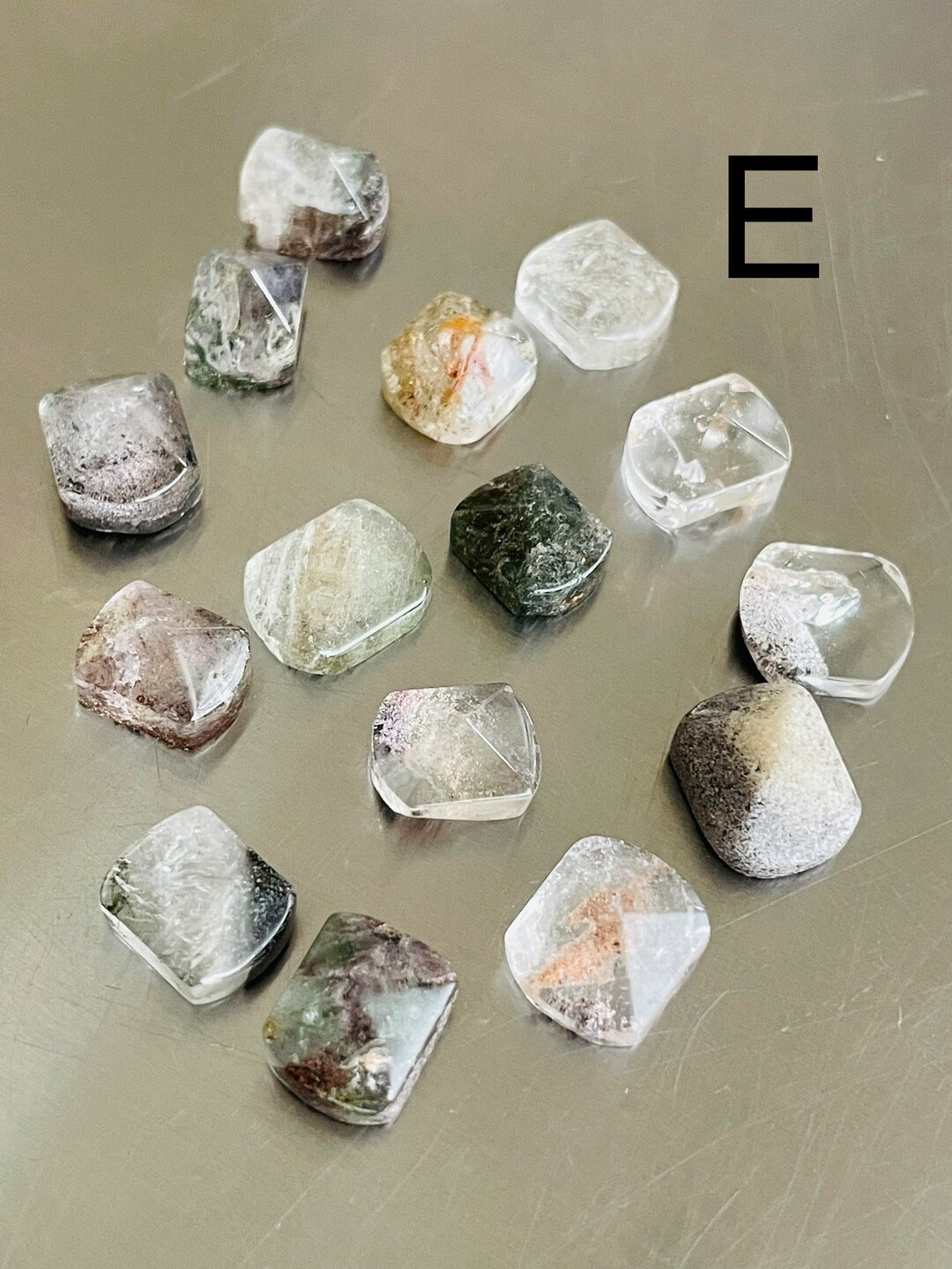 15 Mini Brazilian Lodolite Garden Quartz Towers for Crystal Grids and ...