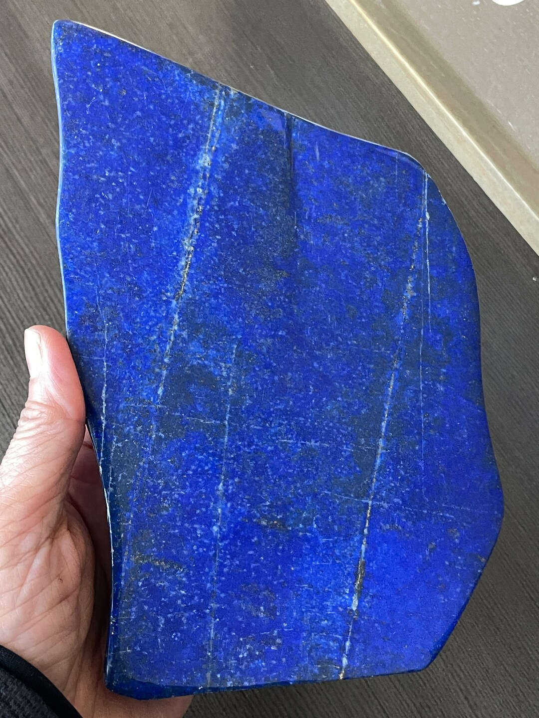 A+ Incredible Lapis Lazuli Slab Intuition Protection Dream Stone With ...