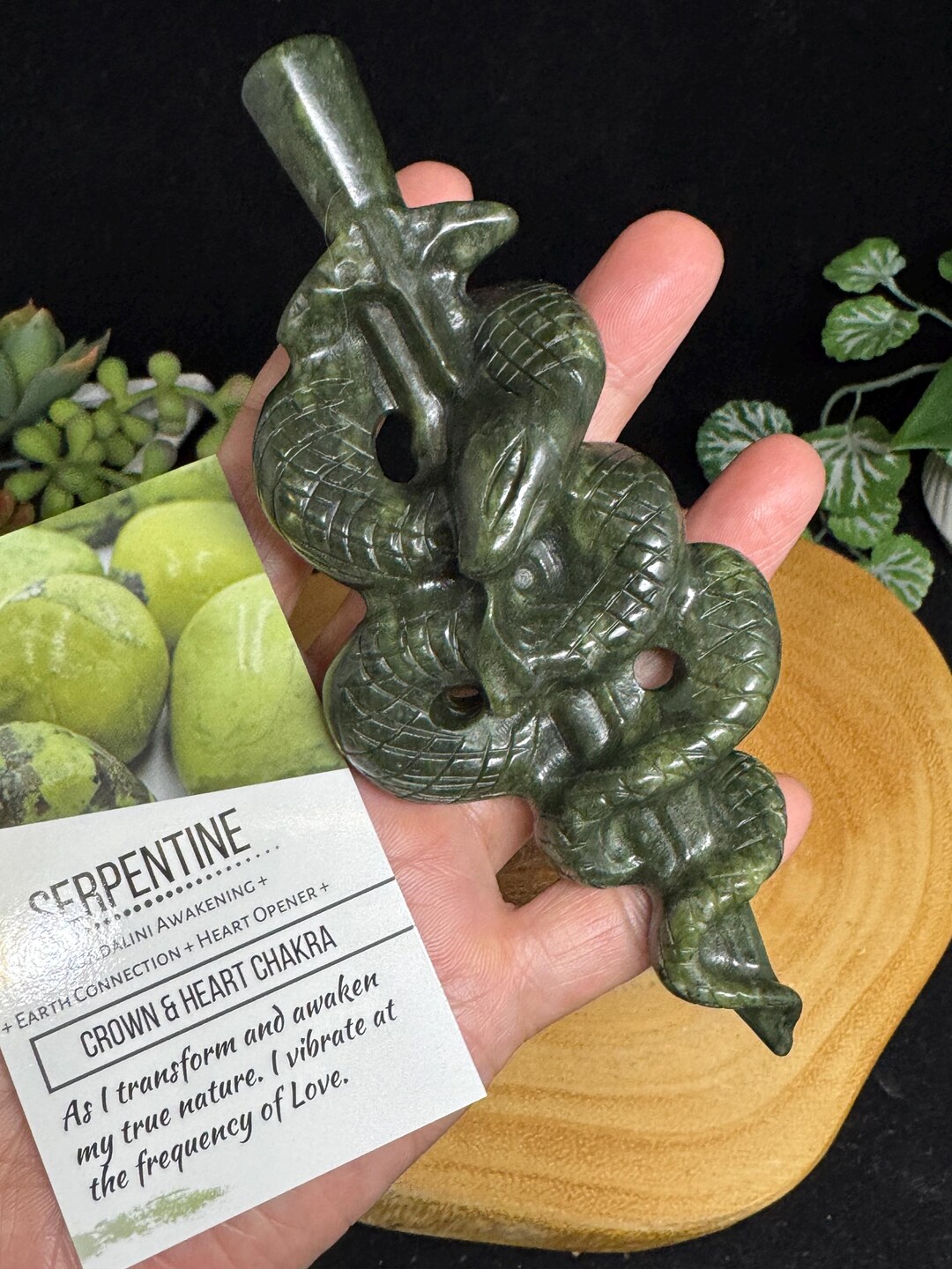 Serpentine Snake Sword Dagger TA3 Lkundalini Spirit Animal Totem - Etsy
