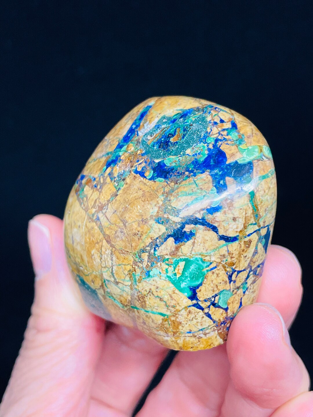 Malachite Azurite Polished Free Form From Peru X35A - Etsy