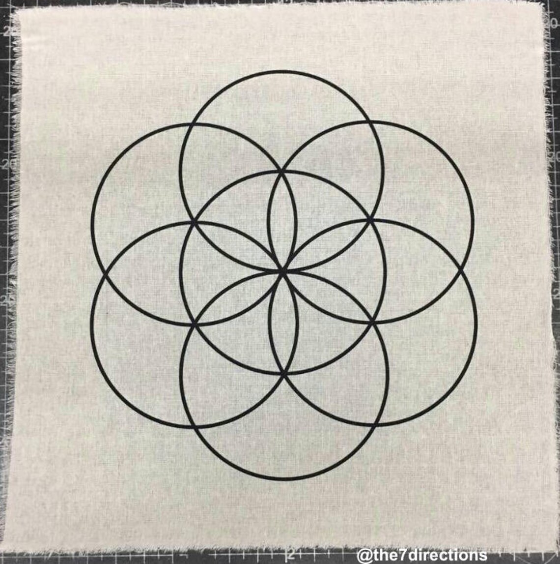 Sacred Geometry Seed of Life Crystal Grid Altar Cloth 15 - Etsy