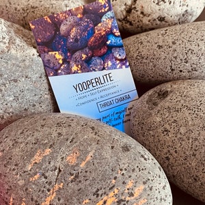 UV Reactive Sodalite Yooperlite From Michigan With Crystal Info Card ...