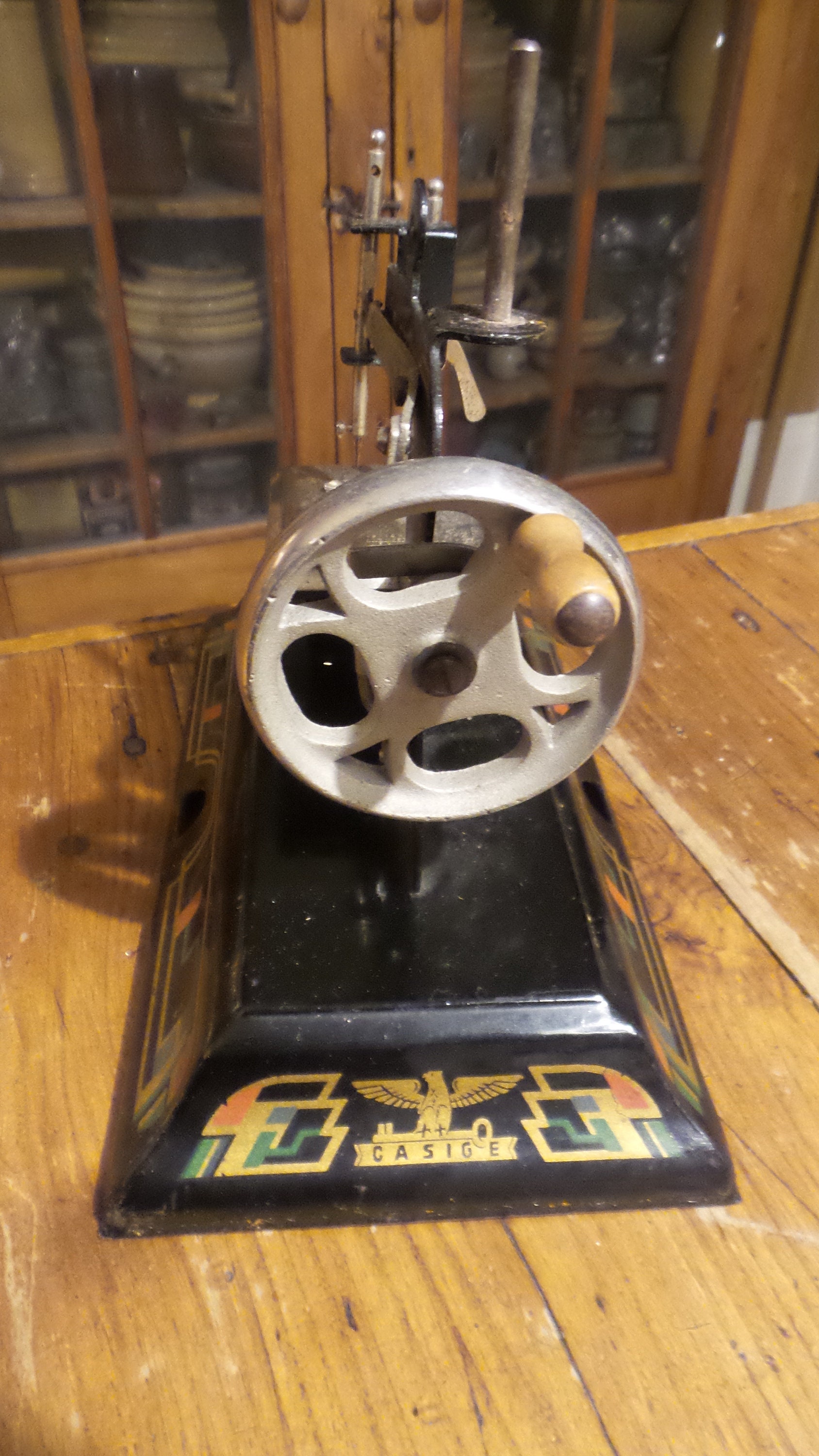 Antique Toy SEWING MACHINE CASIGE Made in Germany Art Deco - Etsy