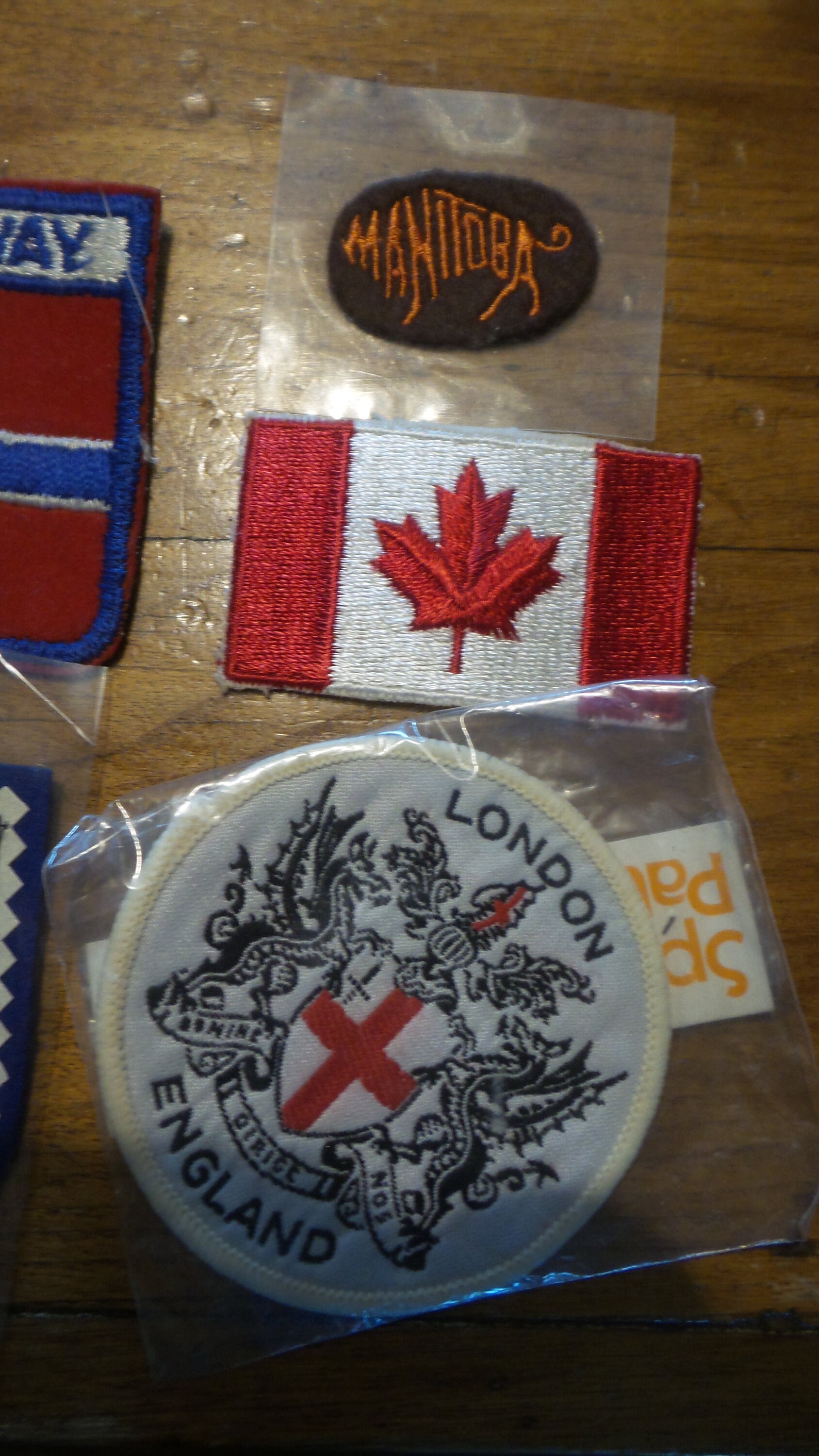 International Cloth Embroidered TRAVEL PATCHES Choose the One You Want ...