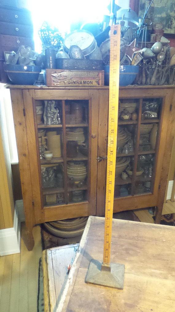 Antique HEM MARKER With Cast Iron Base Sewing Tool Measure - Etsy