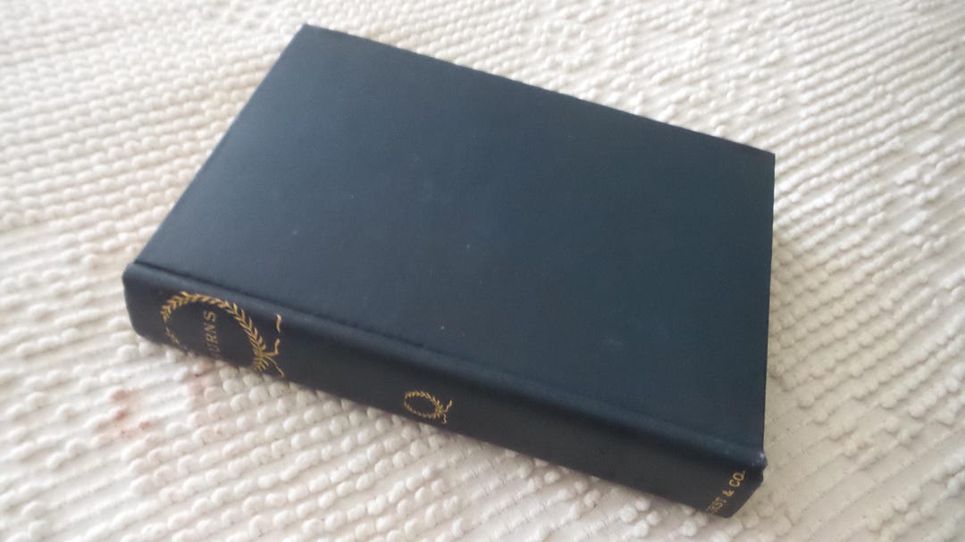 Antique Poetry Book the POETICAL WORKS of Robert BURNS Hurst & Co. From ...