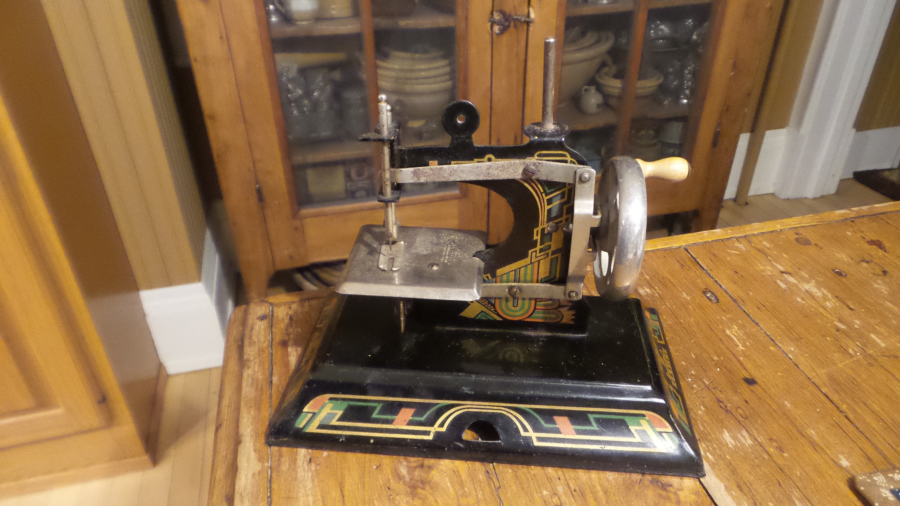 Antique Toy SEWING MACHINE CASIGE Made in Germany Art Deco - Etsy