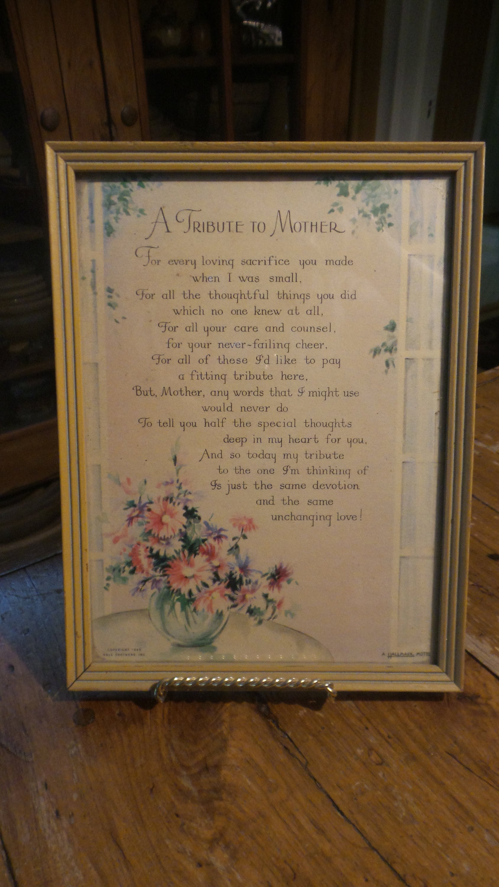 Antique Vintage Verse Motto Print a Tribute to - Etsy