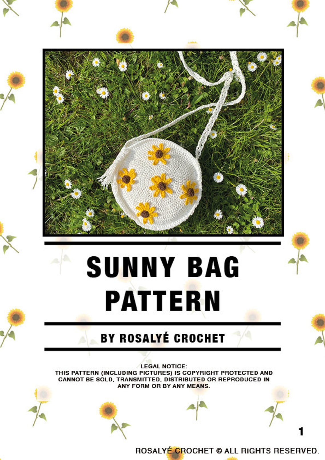 Sunny Bag Crochet Pattern - Etsy