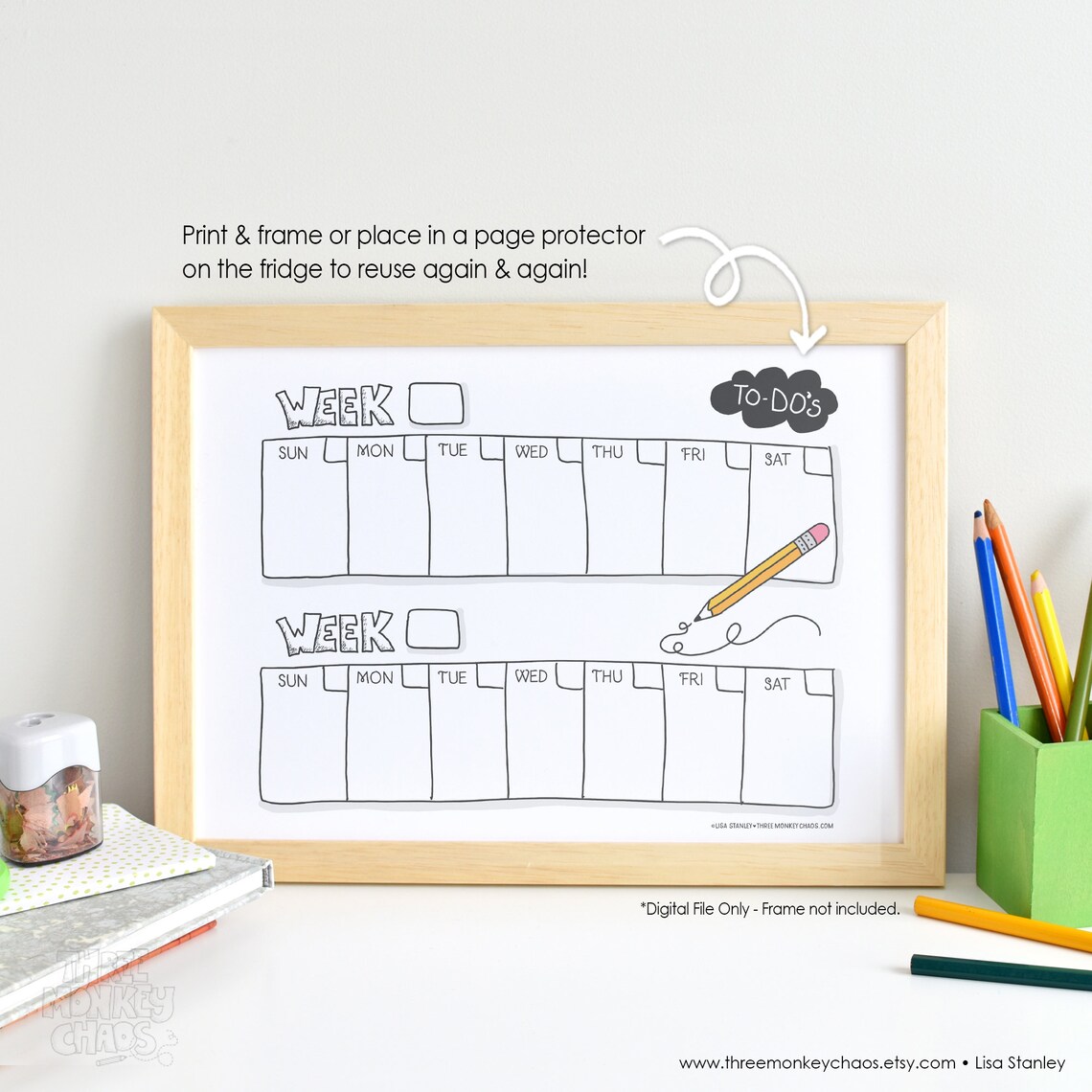 2-week Planner Homeschool Schedule Student Planner - Etsy