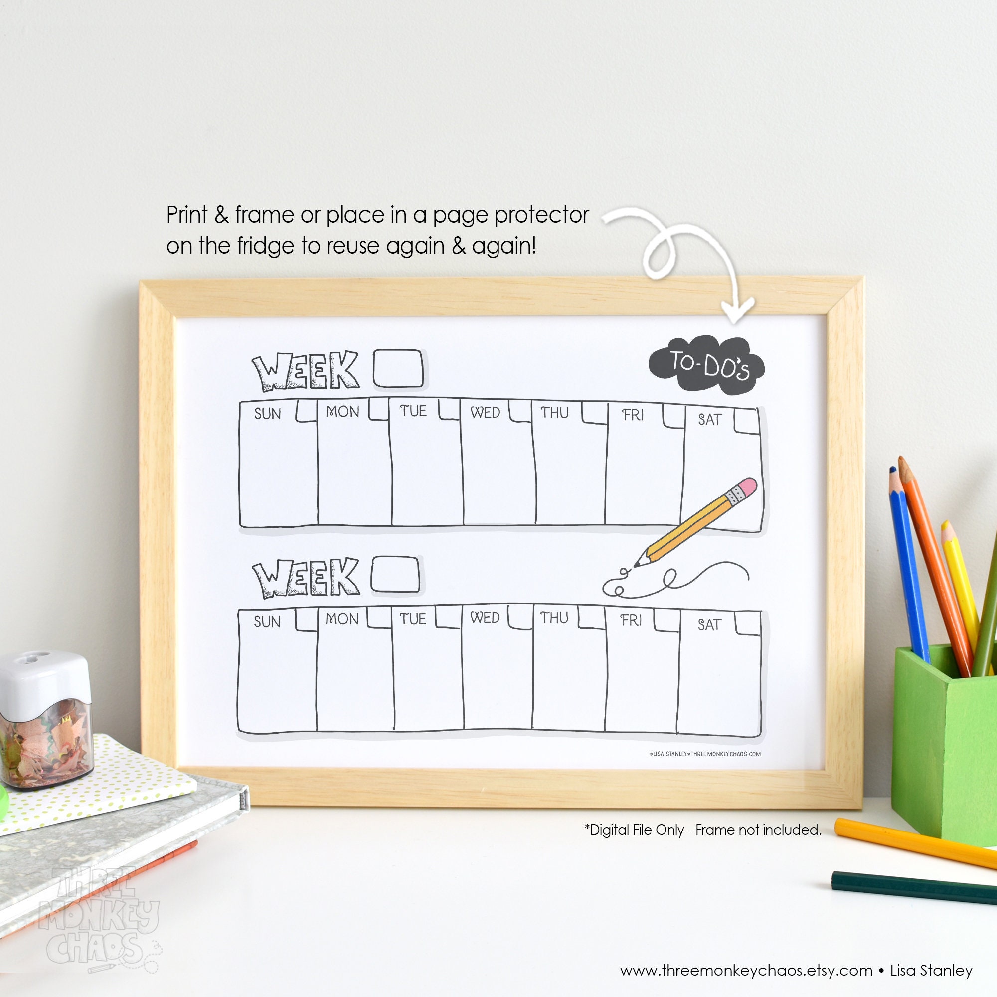 2-week Planner | Homeschool Schedule | Student Planner | Virtual ...