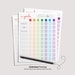My Goals Rainbow Printable Goal Chart, Habit Tracker, Daily Routine ...