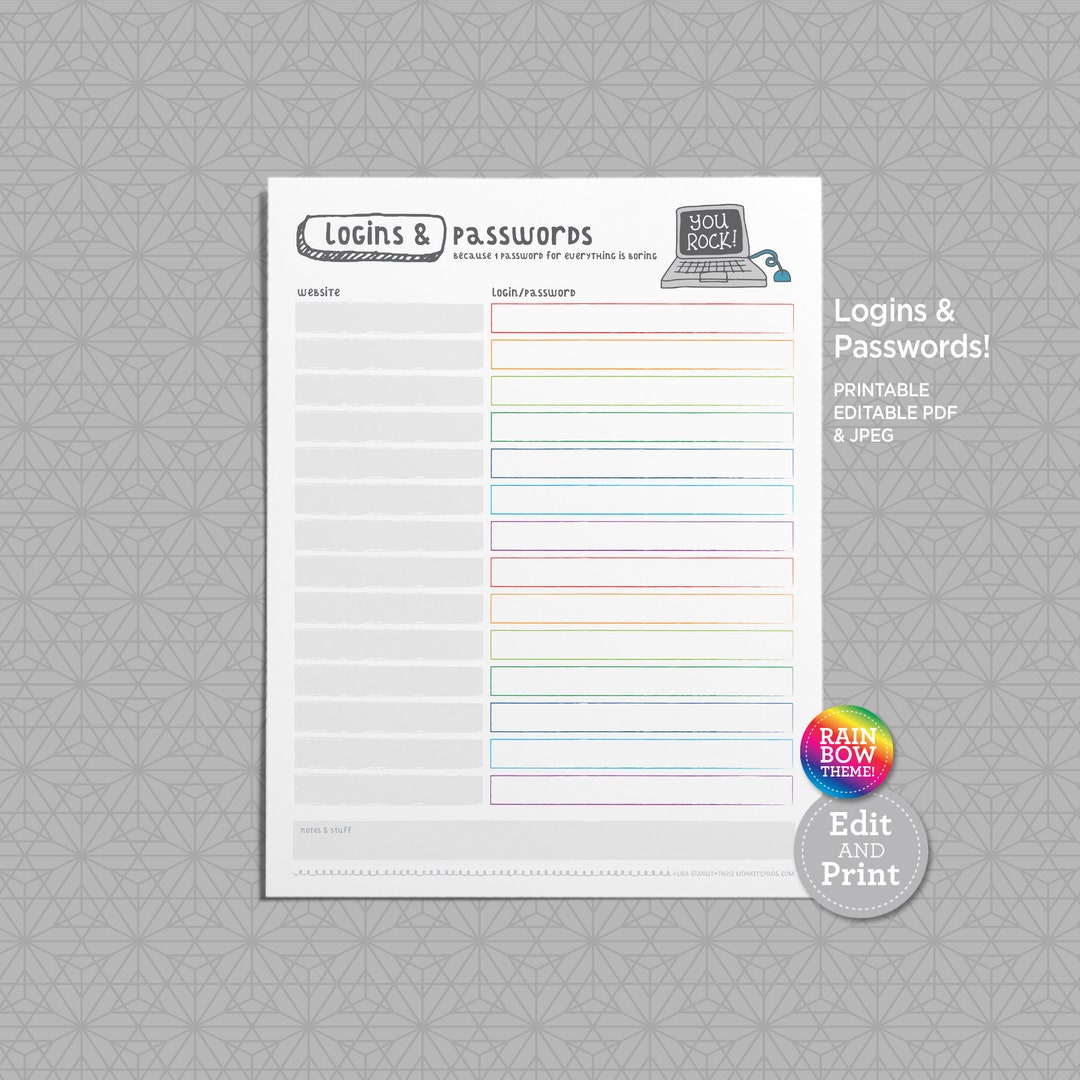 Website Logins and Passwords | Virtual Learning | Student Logins | Home ...