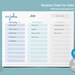 Blue - Routine Chart for Kids | Morning, Evening, Weekly Jobs | Daily ...