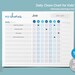 Blue Chore Chart for Kids Weekly Chores Daily Job Chart Kids Rewards ...