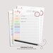 My Day Rainbow Printable Daily Planner, Homeschool Routine Chart, Daily ...